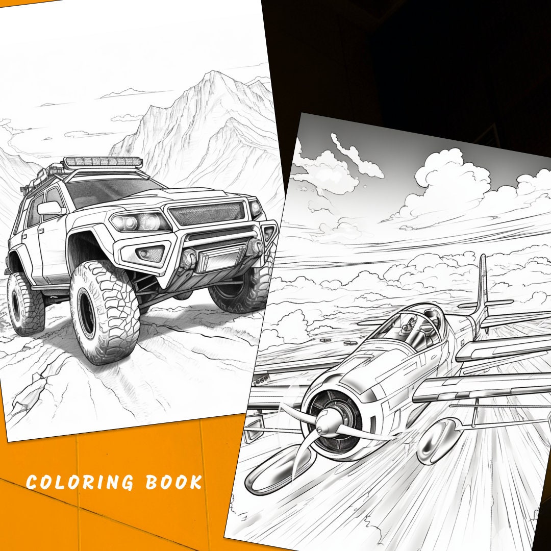 30 Car Coloring Book, Car Coloring Page, Car Coloring, Auto Coloring ...