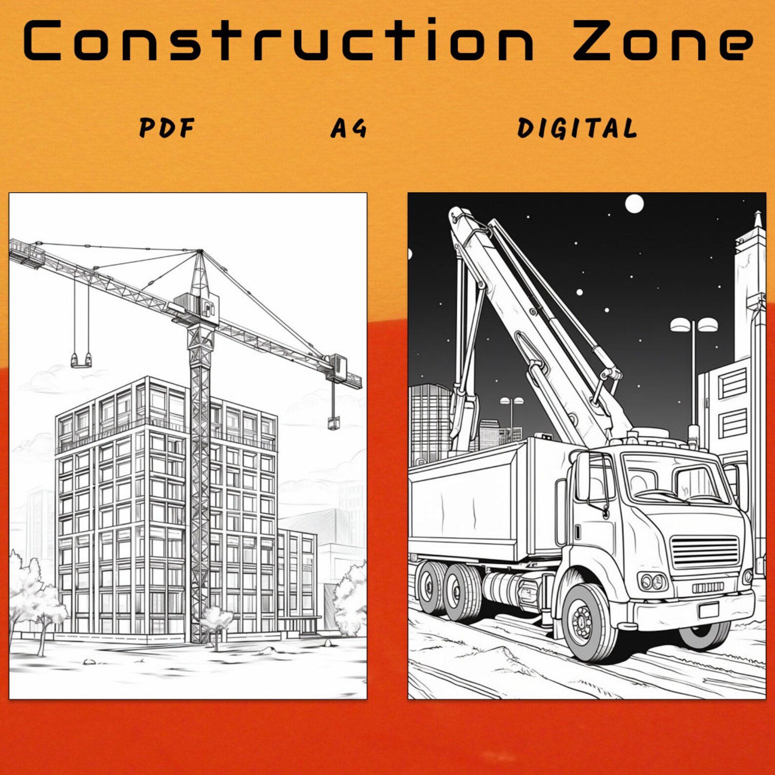 30 Car Coloring Book, Car Coloring Page, Car Coloring, Construction ...