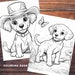 27 Puppy Coloring Page, Dogs Coloring Book, Cute Dog Coloring Book ...