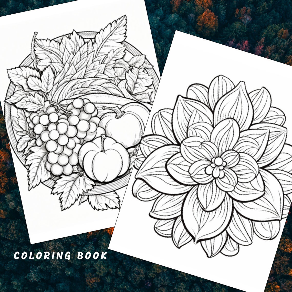 34 Autumn Mandala Coloring Page, Autumn Coloring, Coloring Book, Adults ...