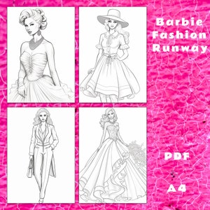 32 Barbiie Style Coloring Page, Barbie Coloring Book, Coloring Book ...