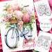 30 Floral Bicycle Coloring Page, Flower Coloring Book, Bicycle Coloring ...