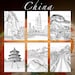 25 China Coloring Page, China Architecture Coloring, Chinese Scenes ...