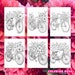 30 Floral Bicycle Coloring Page, Flower Coloring Book, Bicycle Coloring ...