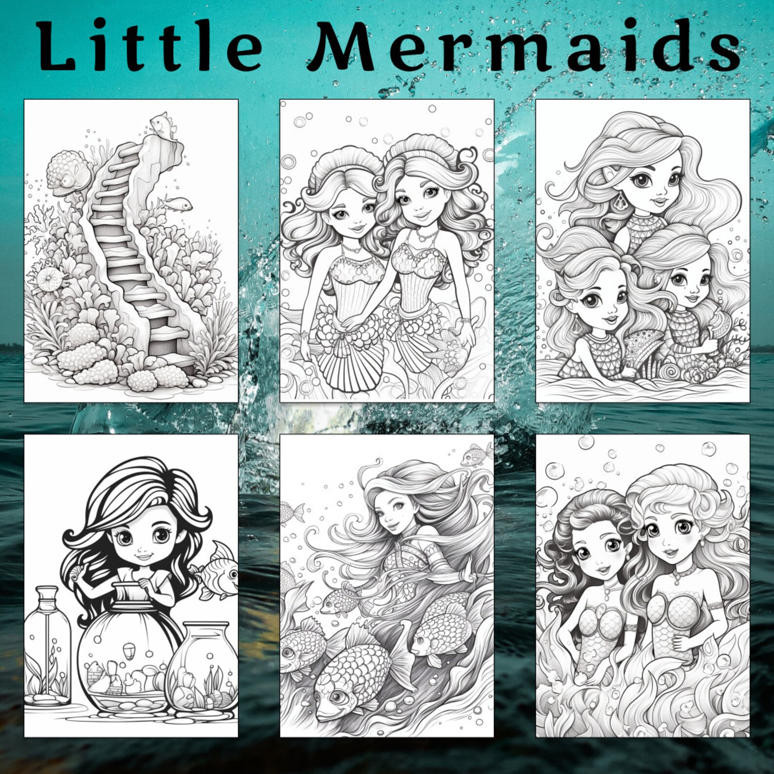 28 Little Mermaid Coloring Page, Mermaid Coloring Book, Coloring Book ...