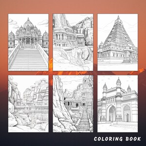 25 India Coloring Page, India Architecture Coloring, Indian Scenes ...
