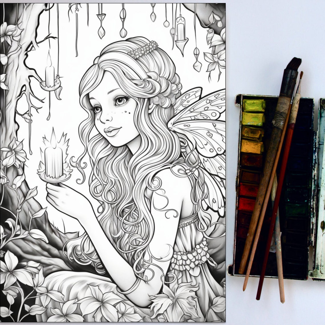 28 Autumn Forest Coloring Page, Autumn Coloring Book, Coloring Book ...