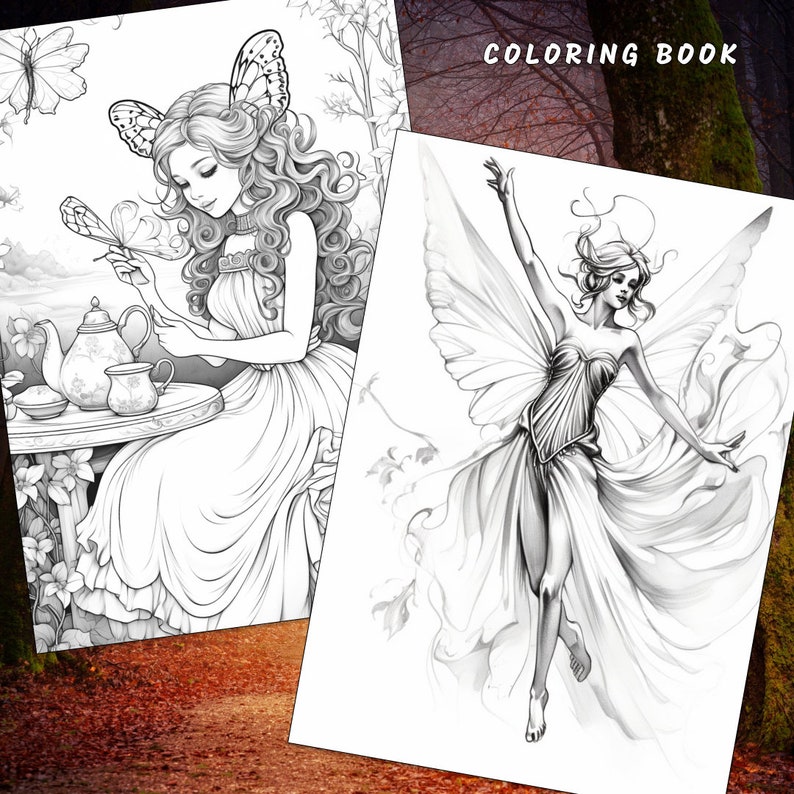 35 Fairy Coloring Book, Fairy Coloring Pages, Fantasy, Fairy Coloring ...