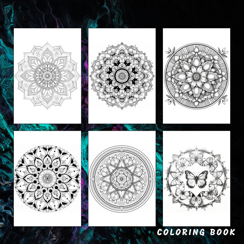 33 Mandala of Emotions Coloring Page, Mandala Coloring Book, Emotion ...
