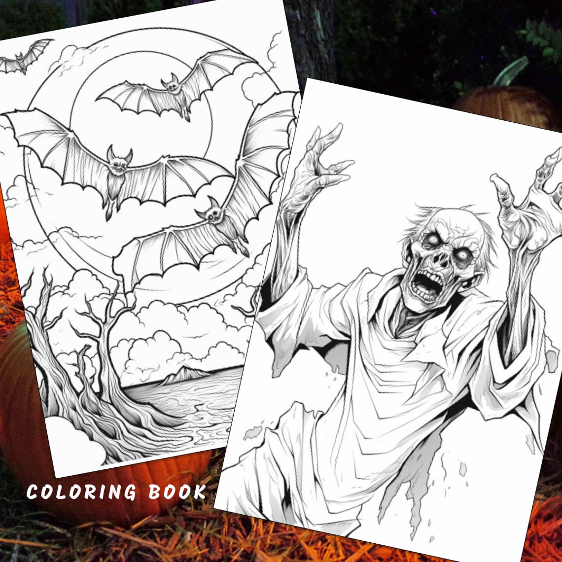 33 Halloween Coloring Page, Autumn Coloring, Magic Coloring Book ...