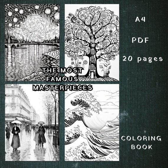 Coloring Pages Masterpieces