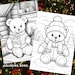 24 Winter Bear Coloring Page, Cute Bear Coloring Book, Bear Coloring ...
