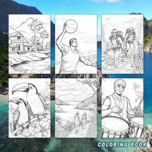30 Beauty of Island Coloring Page, Island Coloring, Nature Coloring ...