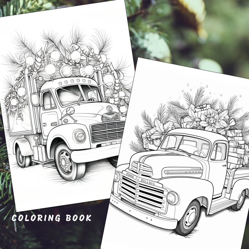 32 Christmas Truck Coloring Page, Christmas Coloring, Truck Coloring ...