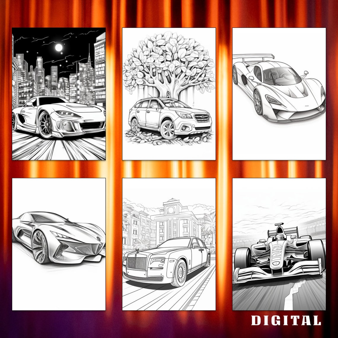 33 Car Coloring Book, Car Coloring Page, Car Coloring, Auto Coloring ...