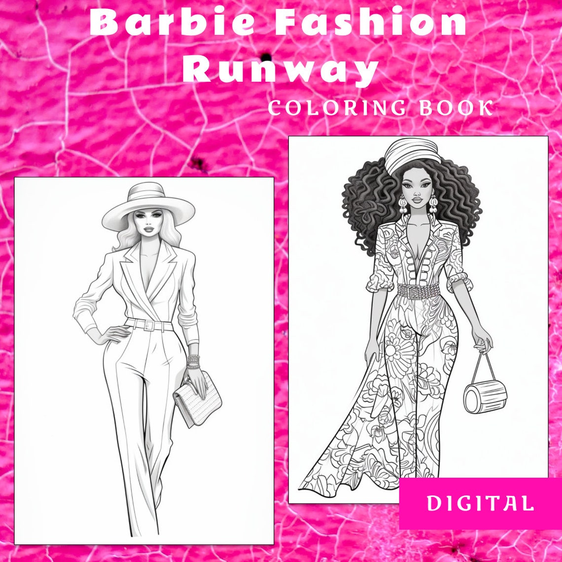 32 Barbiie Style Coloring Page, Barbie Coloring Book, Coloring Book ...