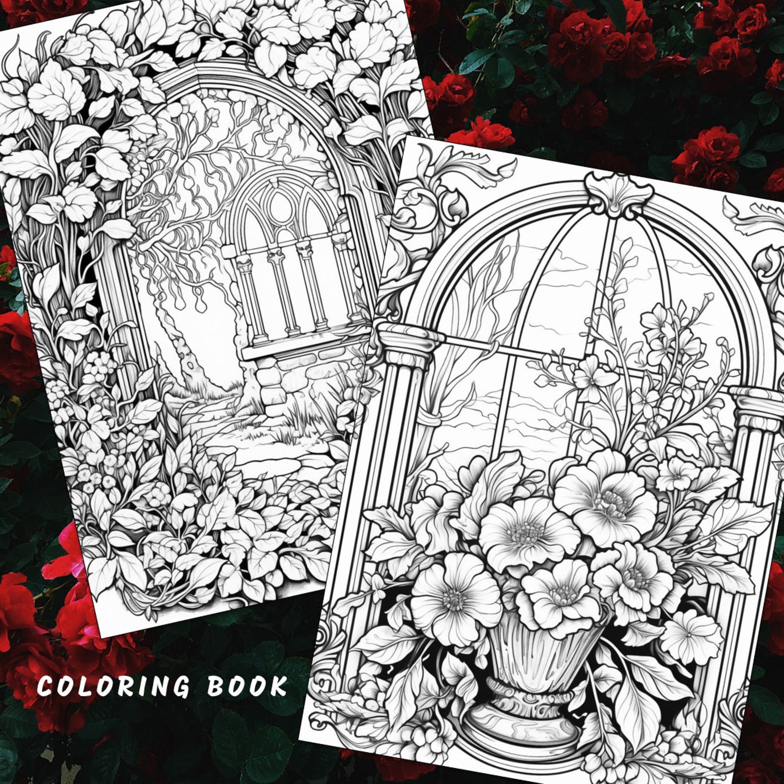 34 Window Beauty Coloring Page, Beauty Coloring Book, House Coloring ...