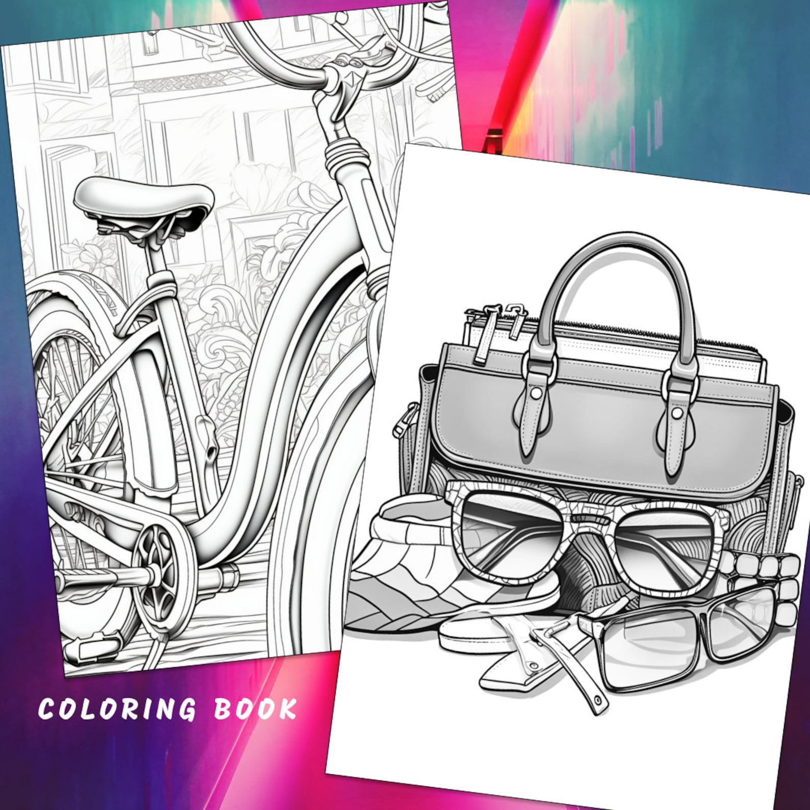 23 POP ART Coloring Page, Art Coloring Book, Pop Art Coloring Book ...