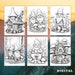 30 Gnome Coloring Book, Gnome Coloring Pages, Fantasy, Coloring Gnome ...