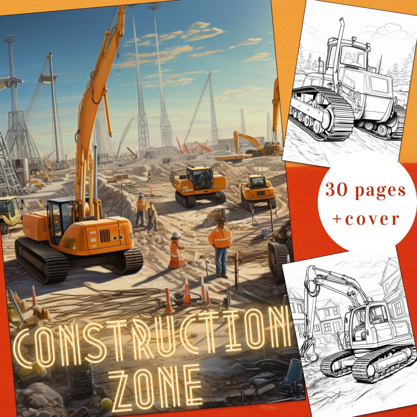 30 Car Coloring Book, Car Coloring Page, Car Coloring, Construction ...