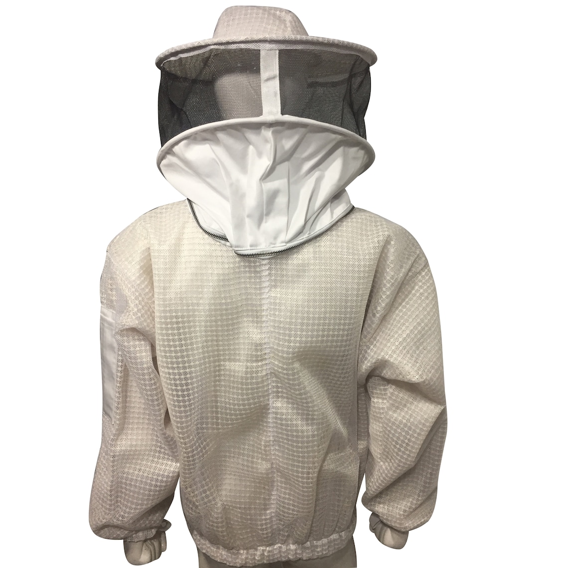Ventilated Bee Jacket Round Veil Beekeepers Three Layer Beekeeping ...