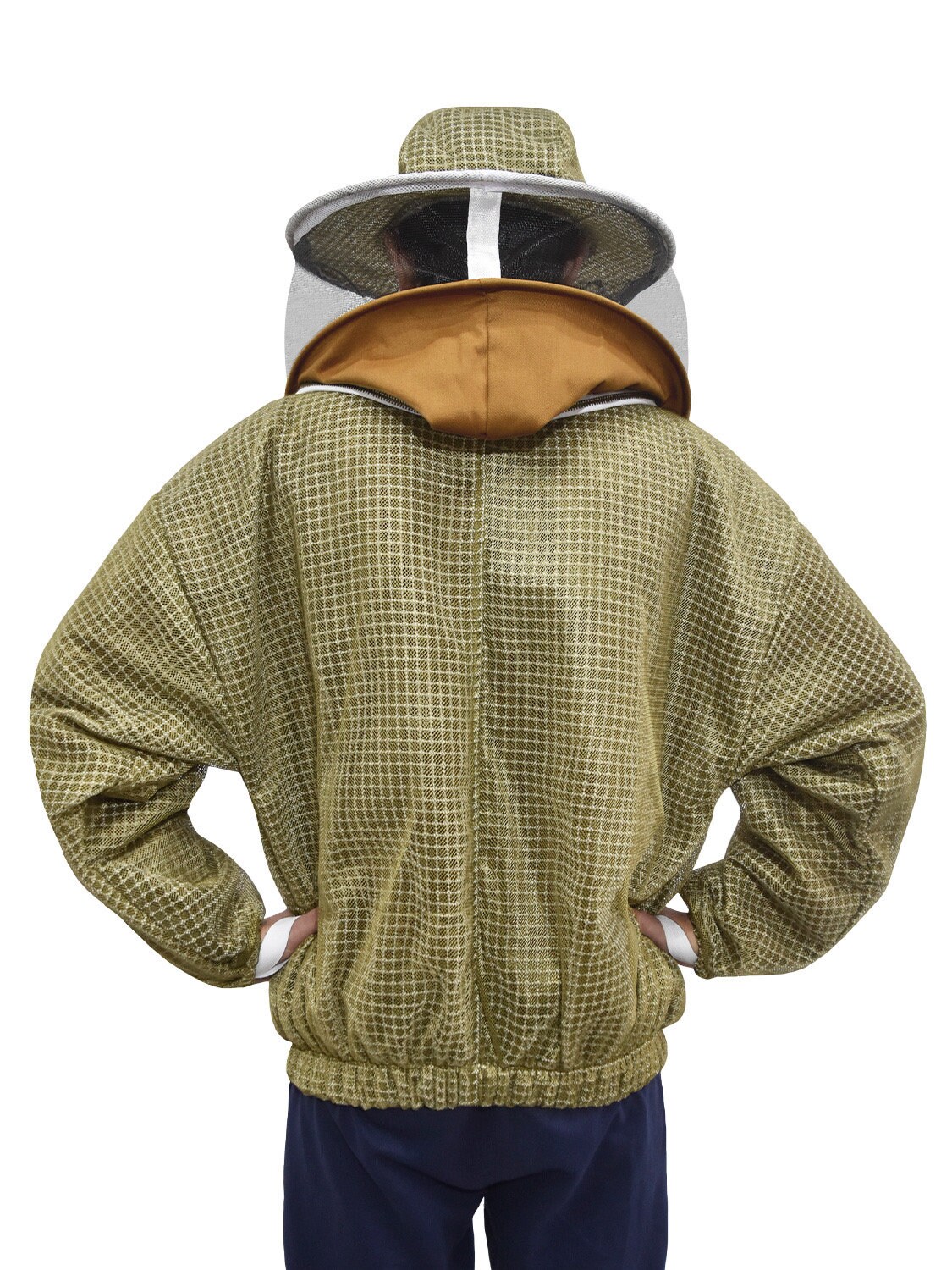 Ventilated Beekeeping Jacket: Round Veil, Sting Proof + Free Gloves - Etsy