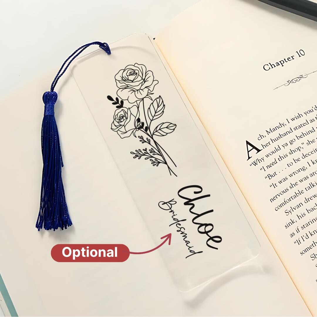 Bridesmaid Proposal Gift Bookmark, Be My Bridesmaid Book Mark Gift ...