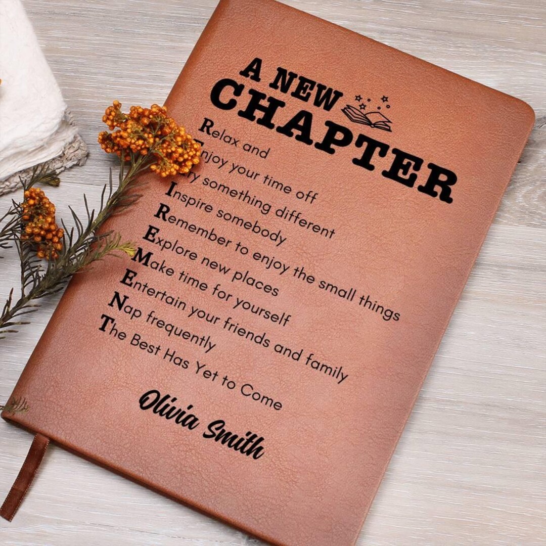 Retirement Gifts for Women - New Chapter Gift, Leaving Gift, Farewell ...