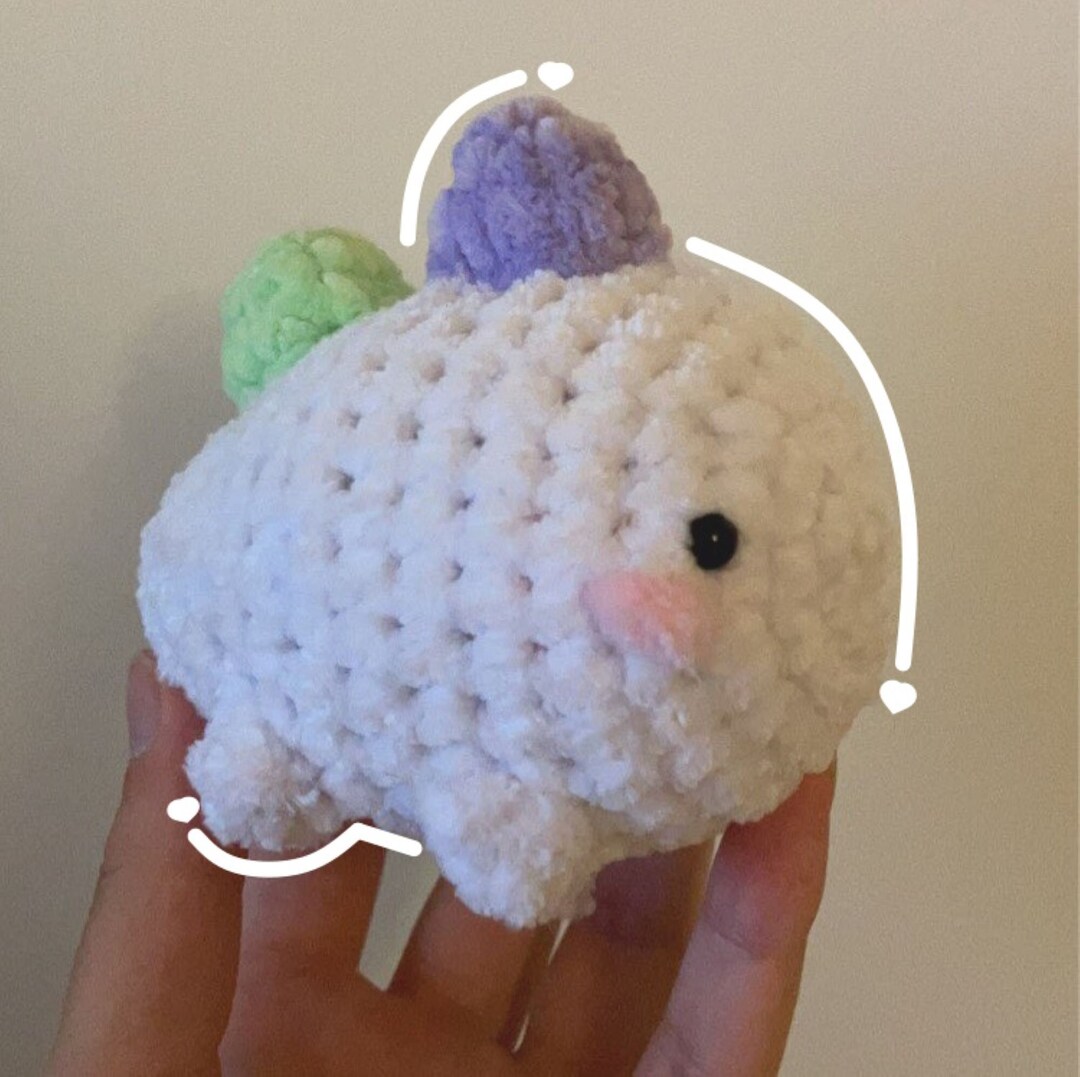 CROCHET PATTERN PDF - Mini Stegosaurus - Etsy