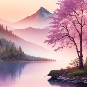 Pink Sunset Image Collection - Etsy