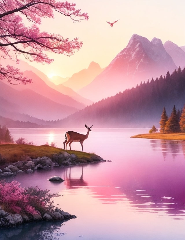 Pink Sunset Image Collection - Etsy