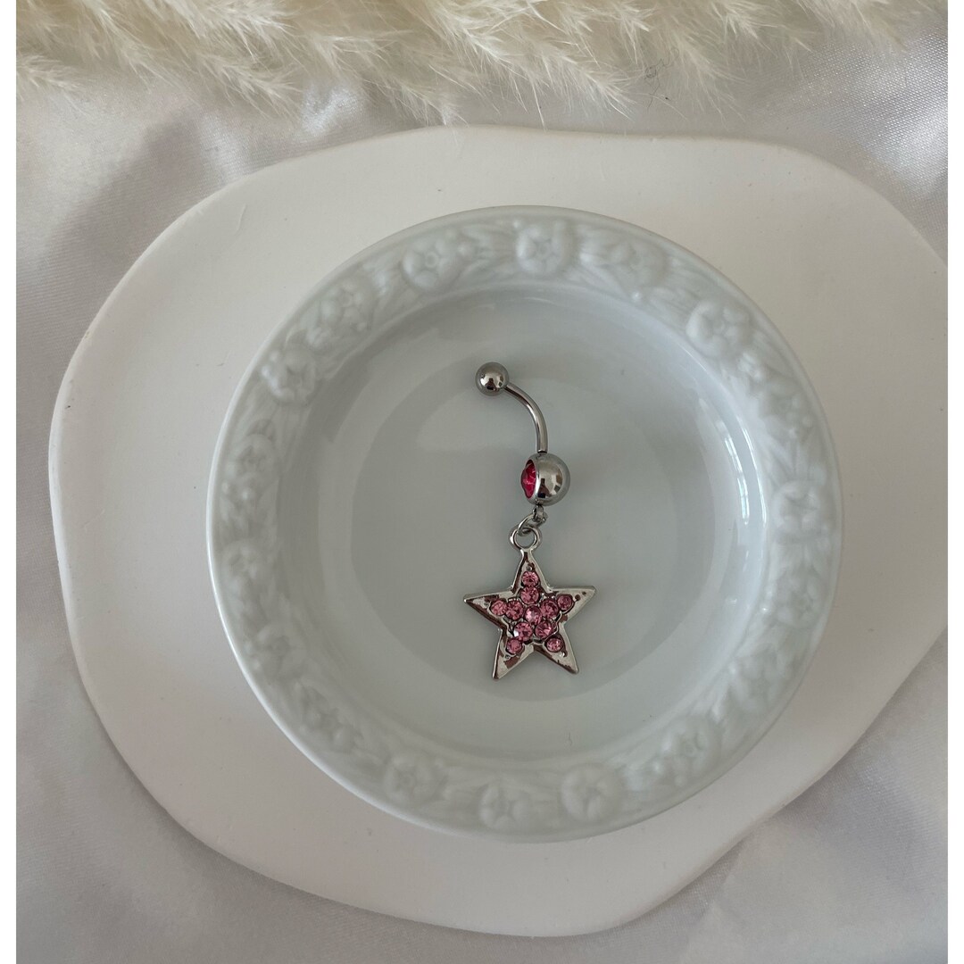 Belly Button Piercing Star Belly Button Piercing Ring Belly - Etsy