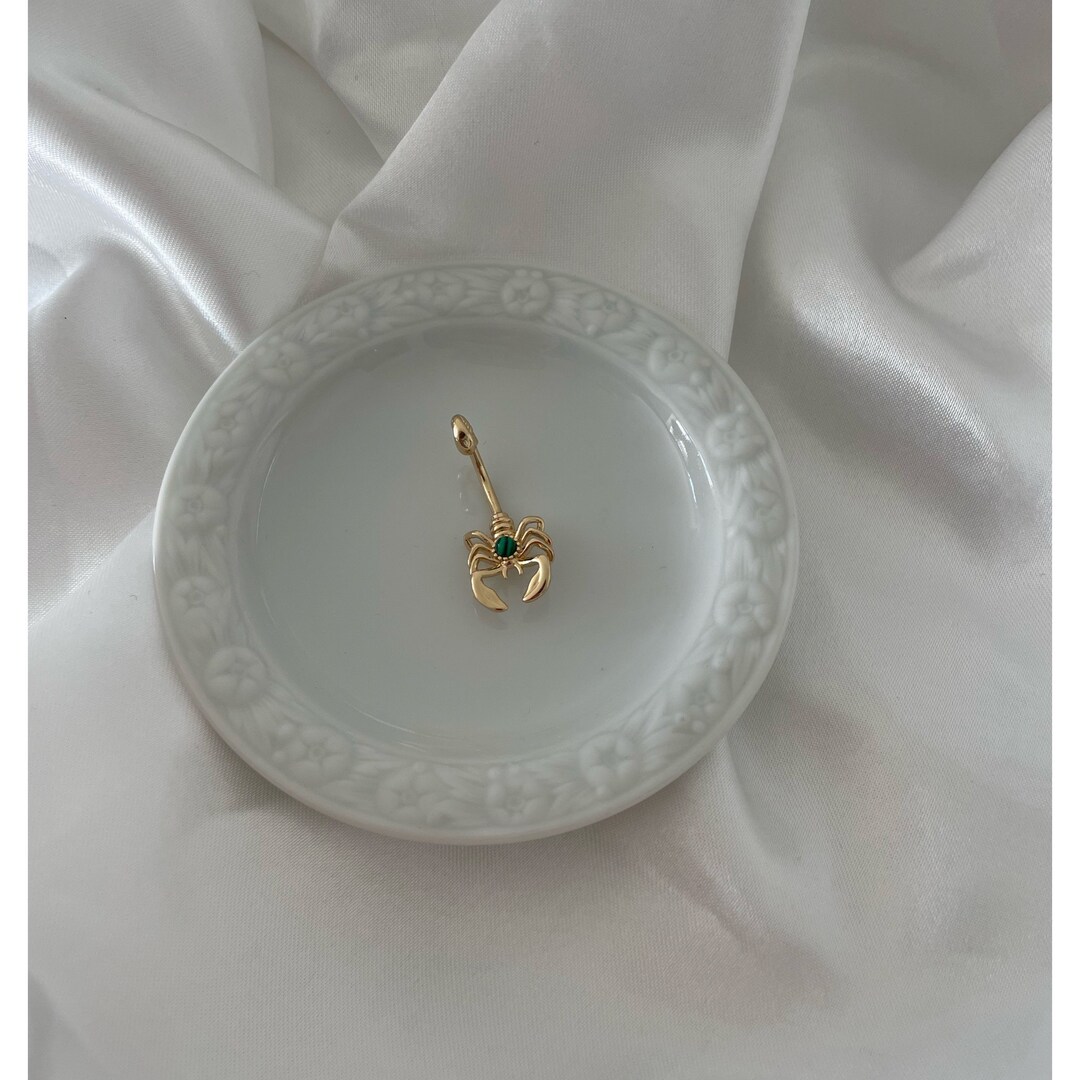 Scorpion Belly Button Piercing, Gold Belly Button Piercing, Belly ...