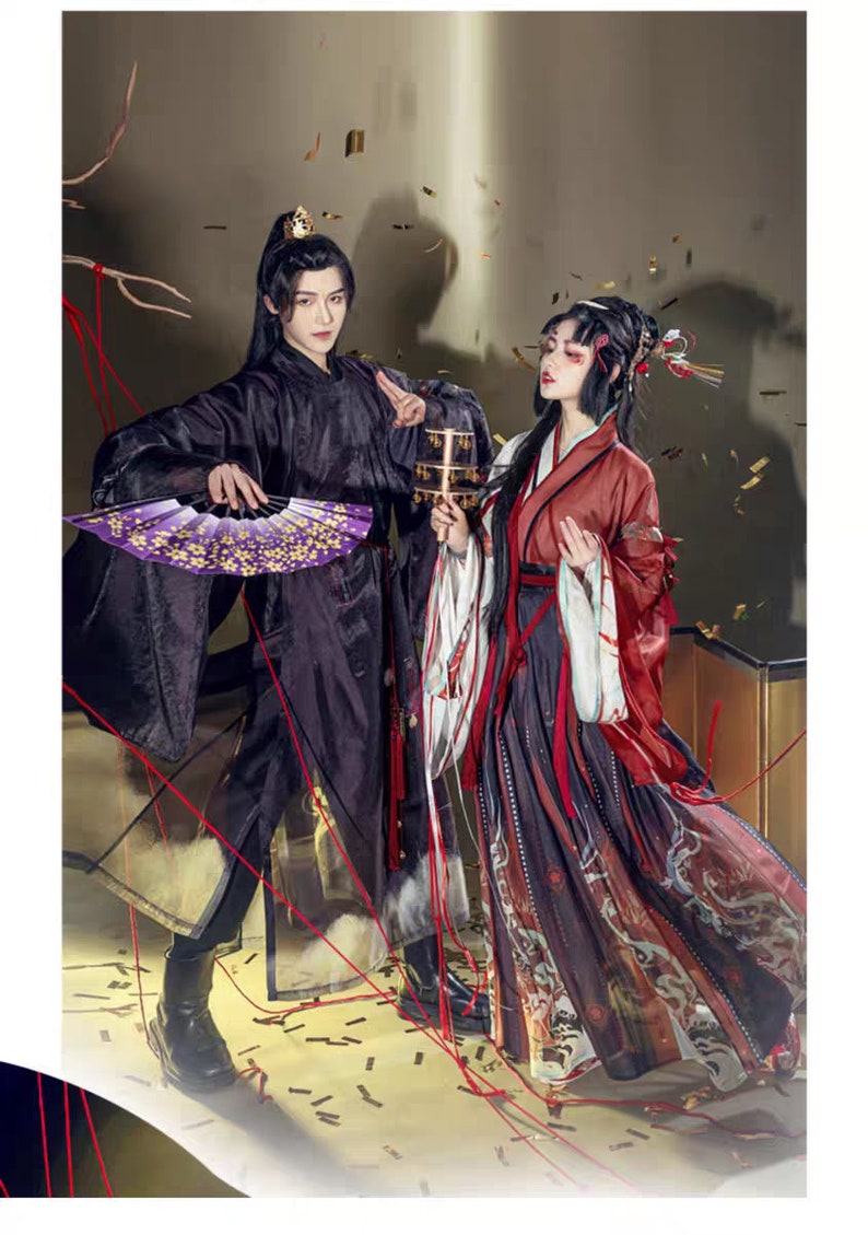 Red Traditional Hanfu Dress by Yandan Hanfu Chinese Costume - Etsy