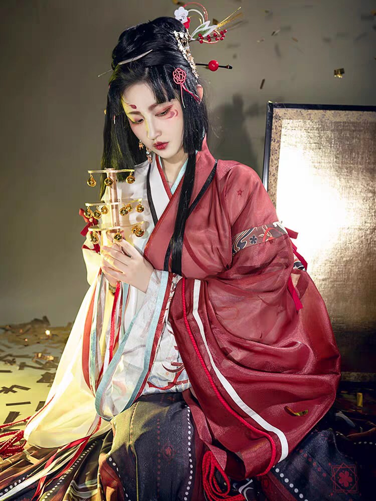 Red Traditional Hanfu Dress by Yandan Hanfu Chinese Costume - Etsy