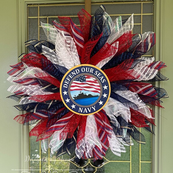 Veterans Day Wreath - Etsy