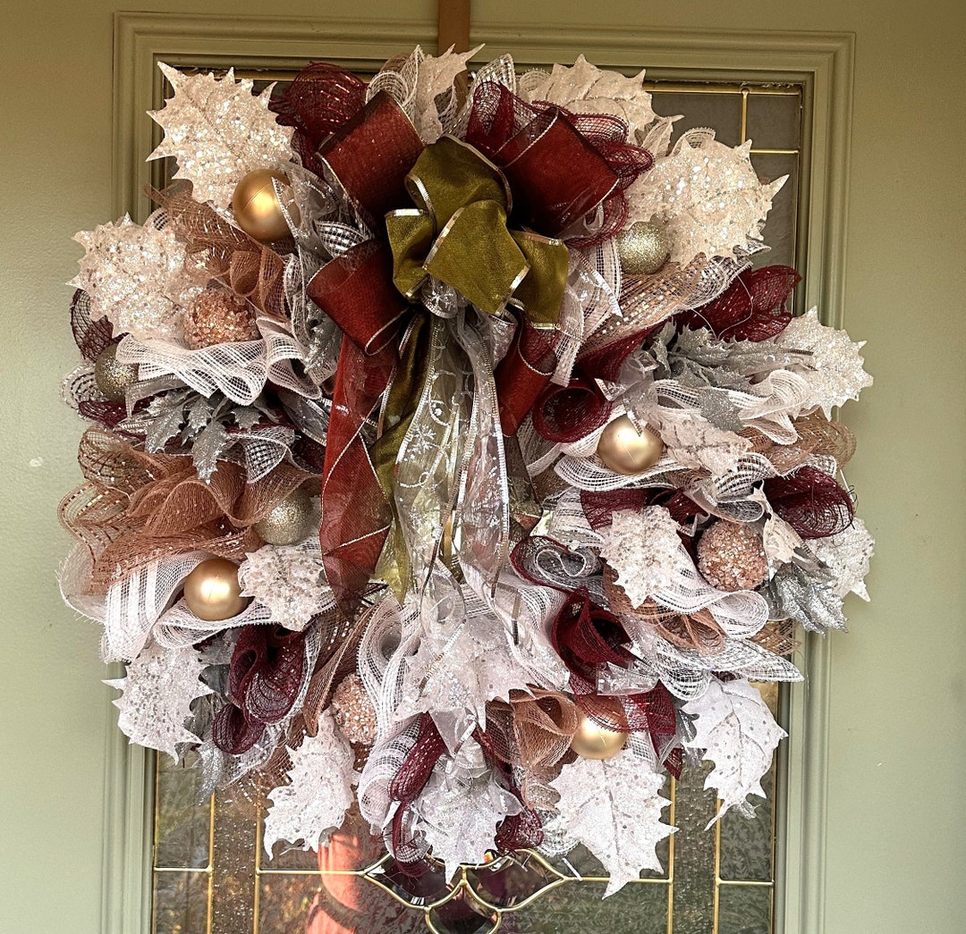 Victorian Christmas Wreath, Victorian Christmas Decor, Inspired ...