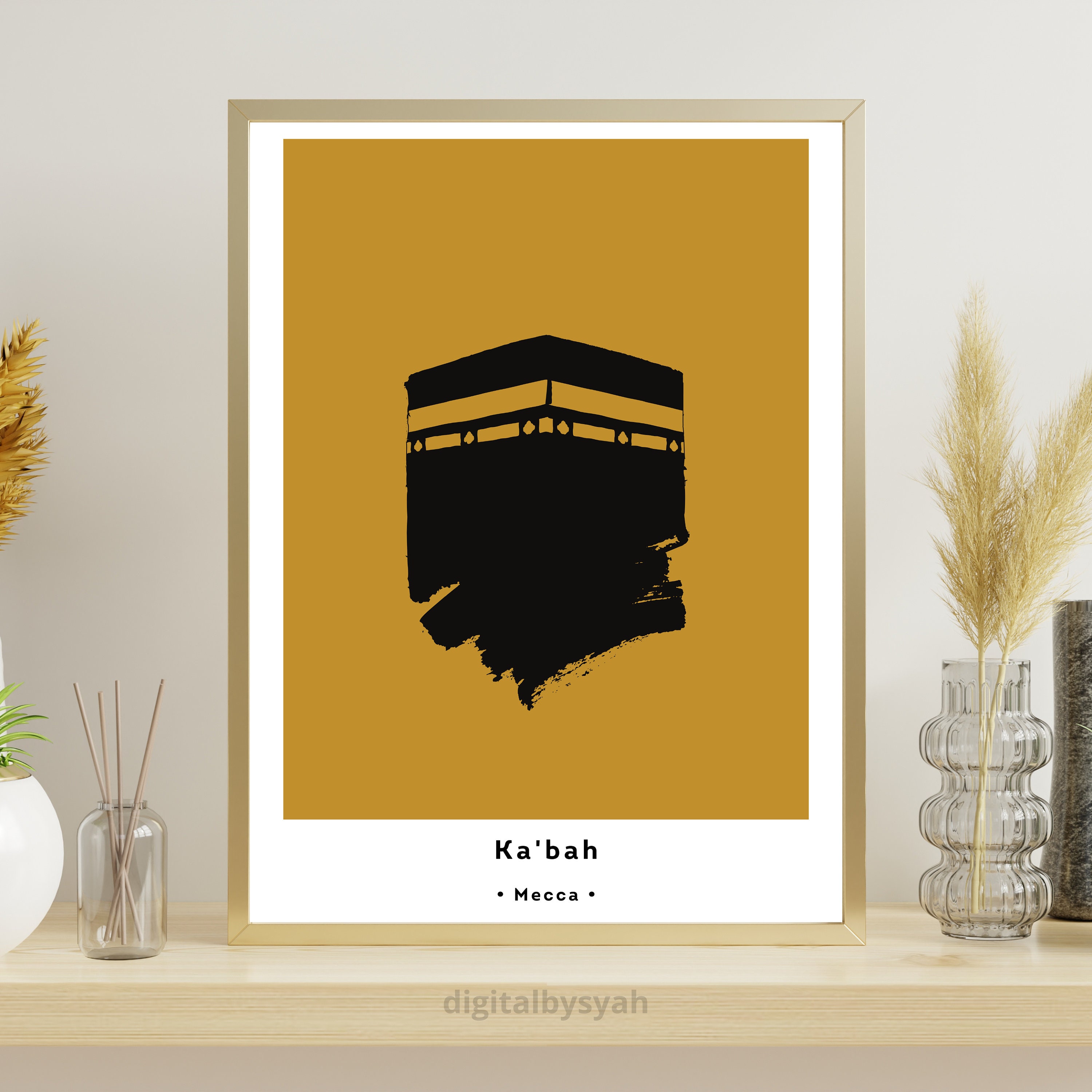 Set 3 of Mecca Wall Art, Kaba Poster Digital Download, Islamic Home ...