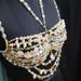 Beaded Bralette Body Chain – Handmade Festival Jewelry, Boho Pearl ...