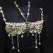 Pearl Shell Beaded Bralette Top | Handmade Festival Bra | Cowrie Shell ...
