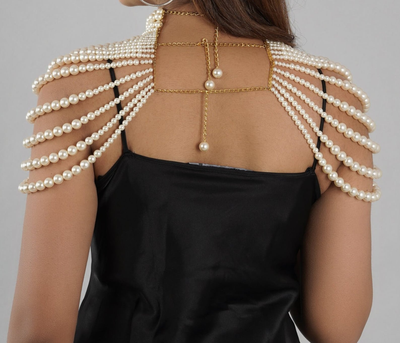Pearl Body Jewelry, Beaded Bra, Handmade Bridal Body Chain, Body Chain ...