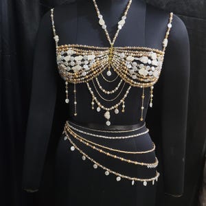 Gemstone Beaded Bralette for Christmas, Holiday Birthday Gift for Her ...