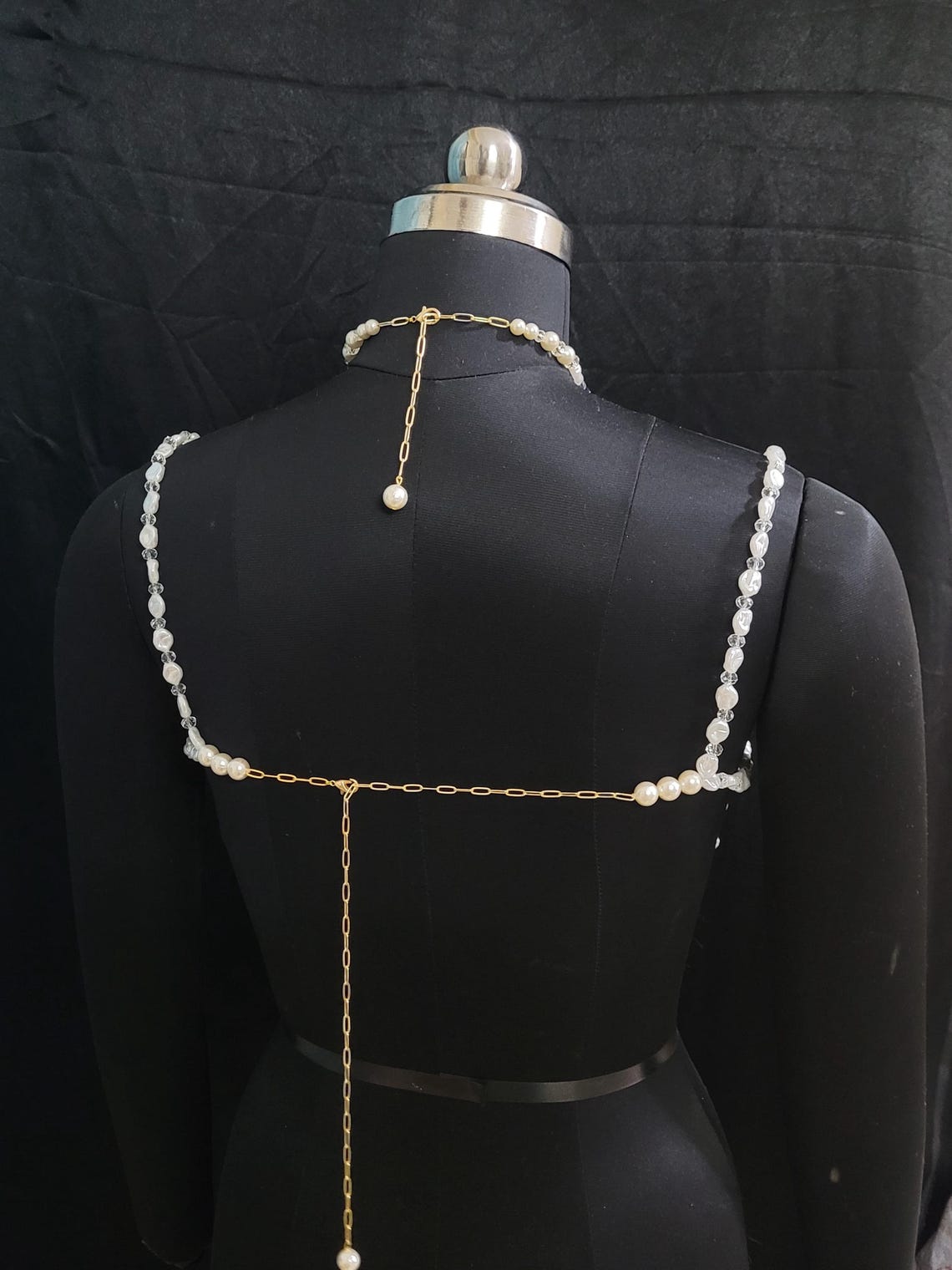 Pearl Shell Beaded Bralette Top | Handmade Festival Bra | Cowrie Shell ...