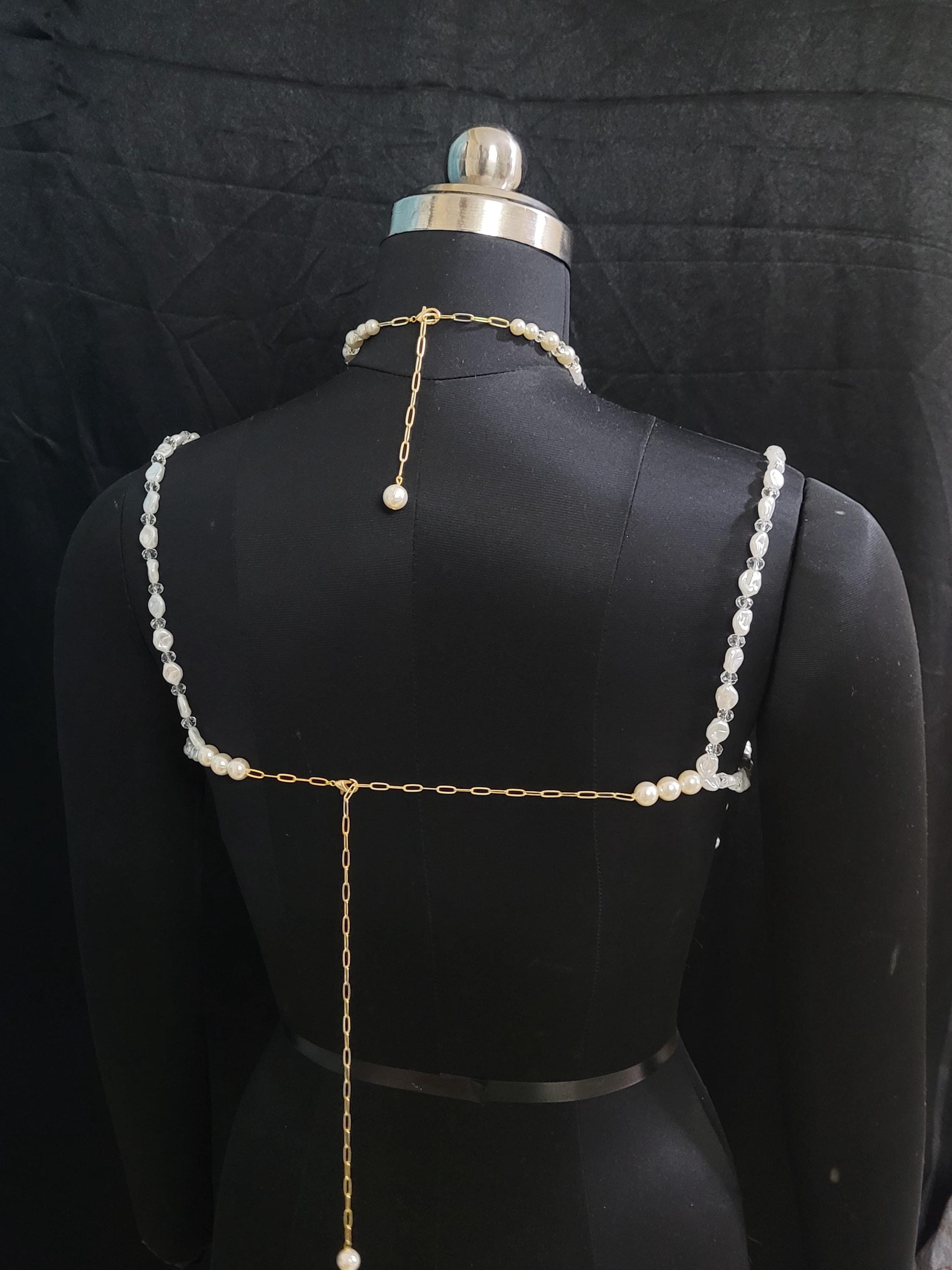 Pearl Shell Beaded Bralette Top | Handmade Festival Bra | Cowrie Shell ...
