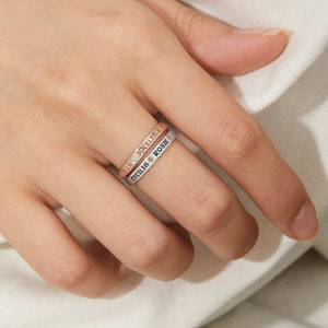 Ring - Grandmother Birthstone Ring - Unique Grandmother's Ring 2 3 4 ...