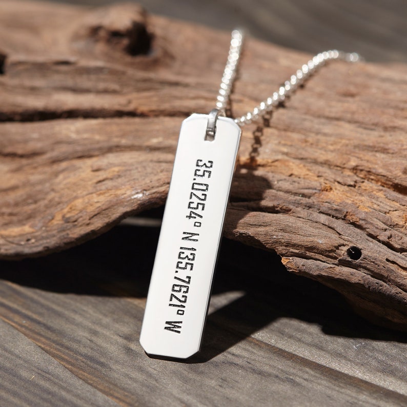 Customizable Necklace With Name: Men Name Necklace, Gold, Silver ...
