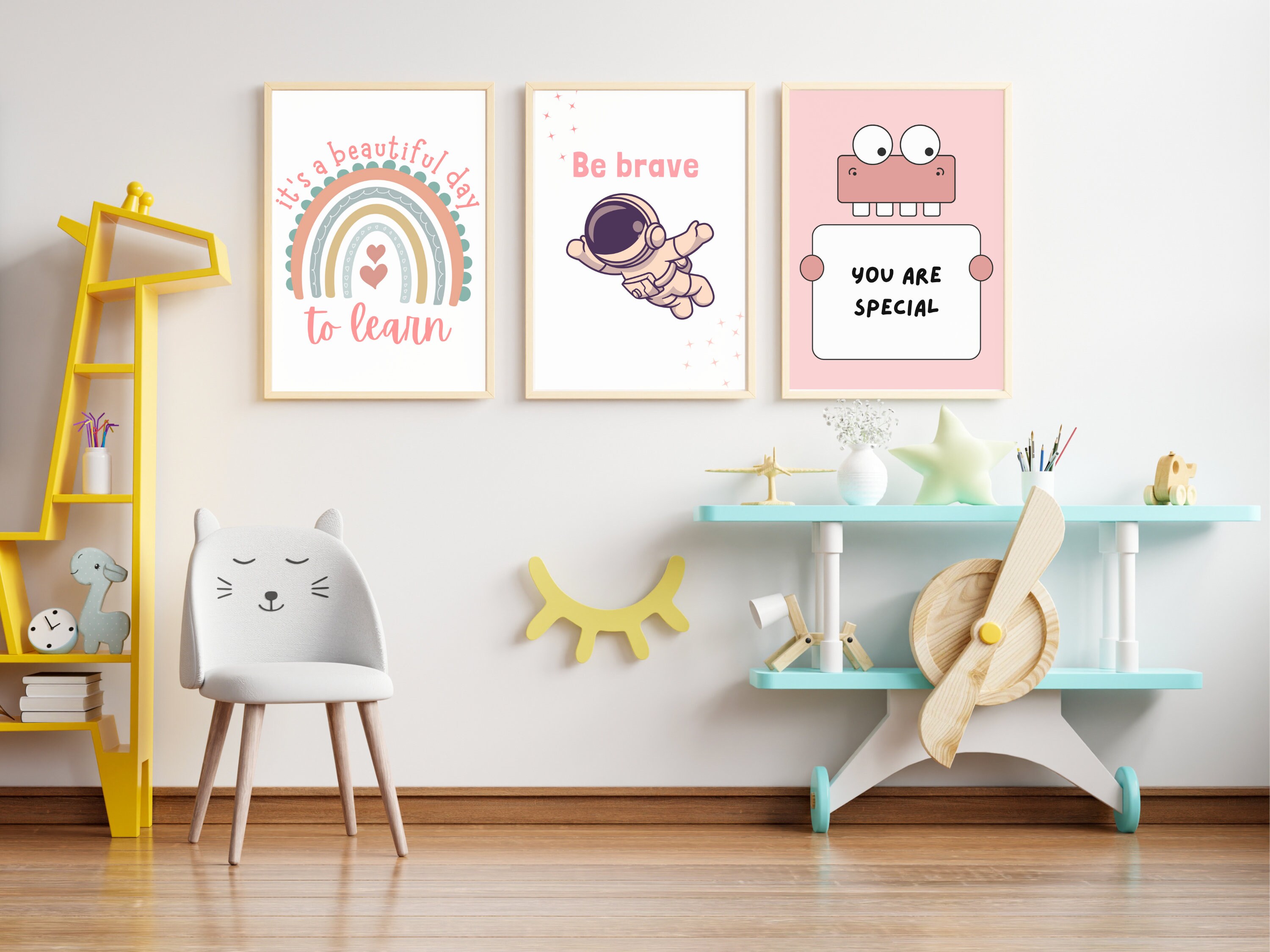 Educational Prints, Set of 50 Preschool Posters, Classroom Decor ...