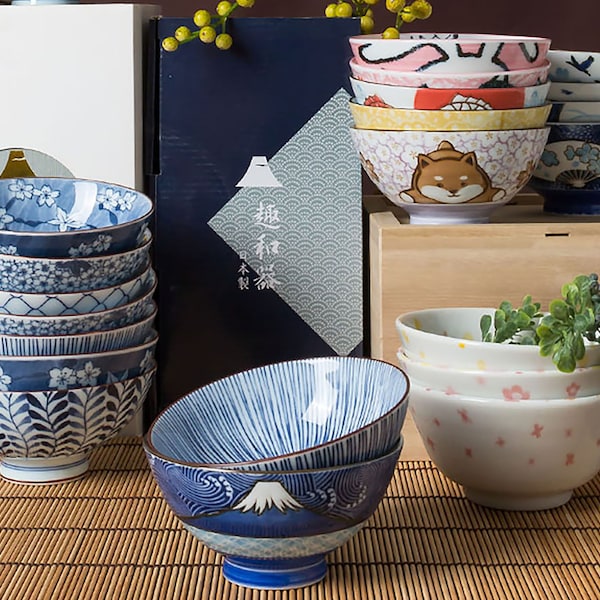 Japanese Rice Bowls - Etsy