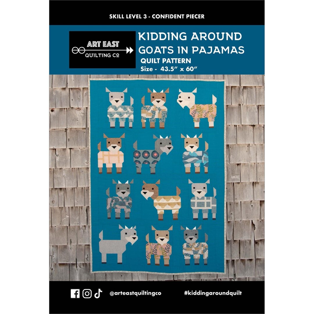 Kidding Around Goats Quilt Pattern - Etsy