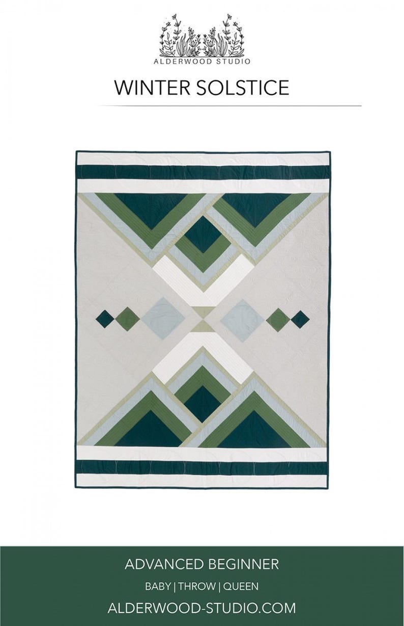 Winter Solstice Quilt Pattern by Alderwood Studio Patterns - Etsy